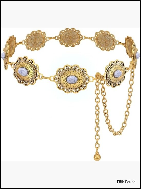 Accessories | Adjustable Metal Chain Belt With Lobster Claw Closure ...